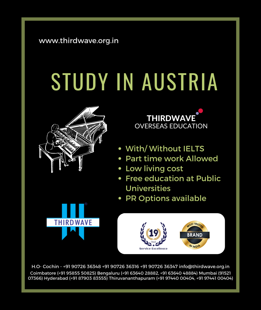 Study in Austria for Free!!? - Thirdwave Overseas Education